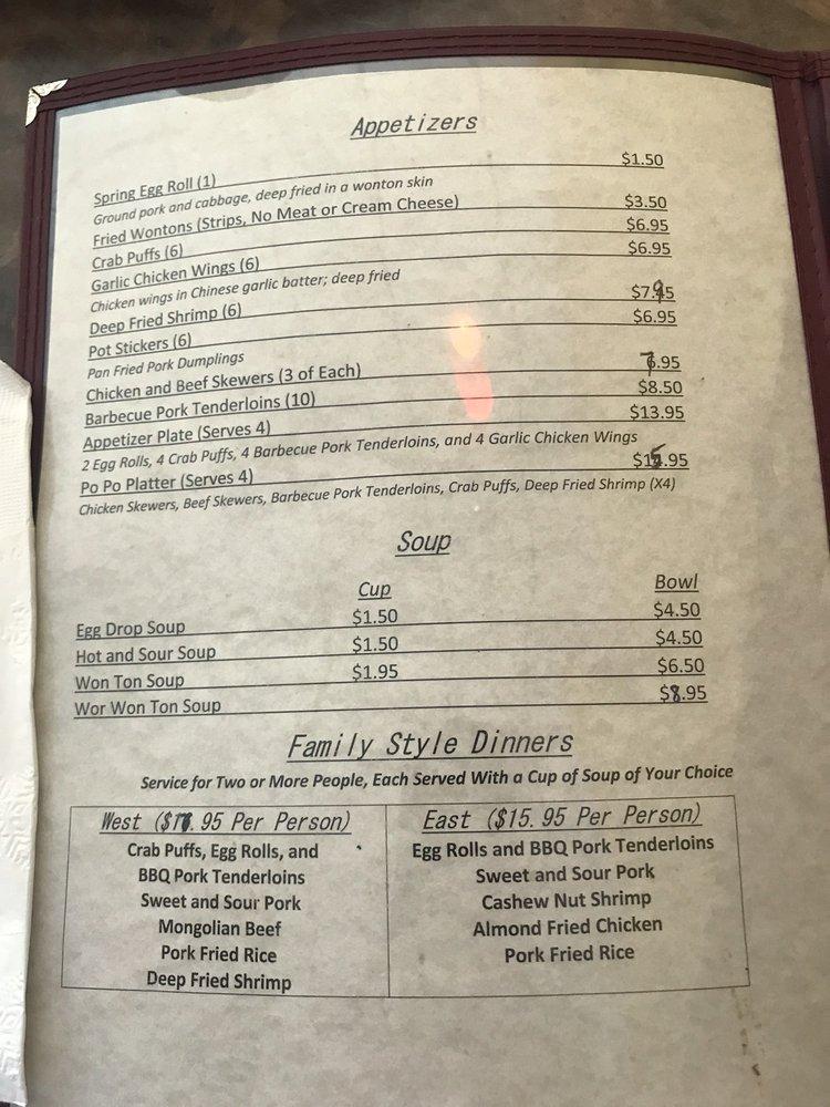 Menu at Grand Fortune Restaurant, Columbus