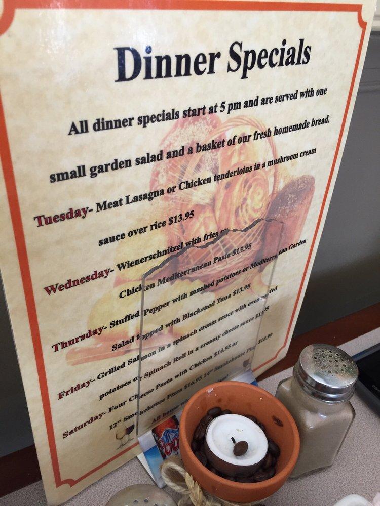 Menu at The Pizza Box pizzeria, Virginia Beach