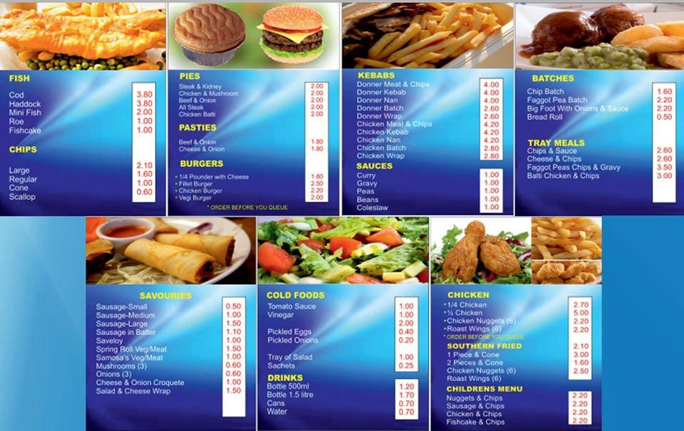 Coopers Fish Bar in Coventry - Restaurant menu and reviews
