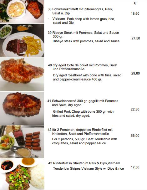 Menu at Pacific Food House restaurant, Ramstein-Miesenbach
