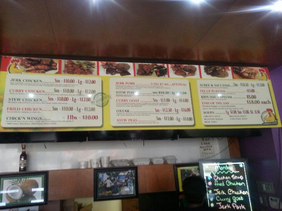 Menu at Chicken "N" Tings restaurant, Mississauga
