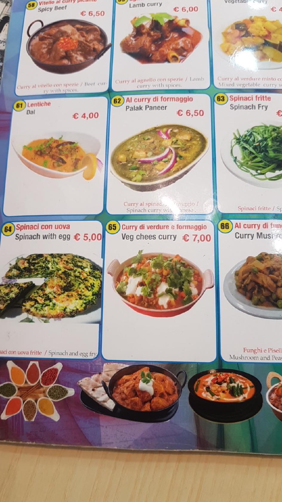 Menu at Halal Vatican Food fast food, Rome