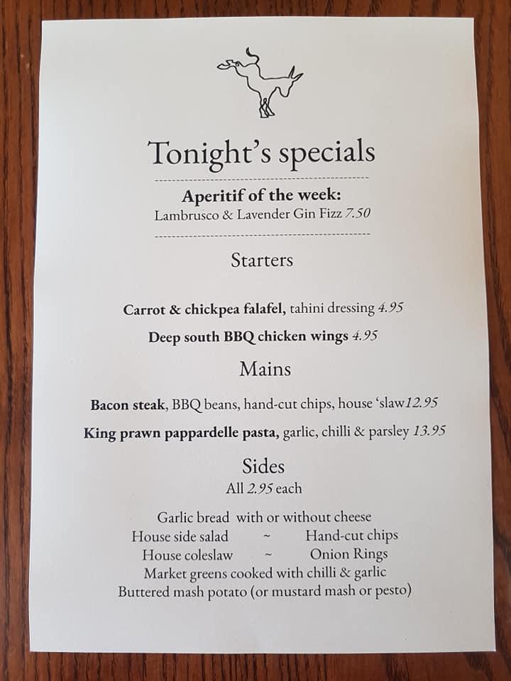 Menu at The Kicking Donkey pub & bar, Ormskirk