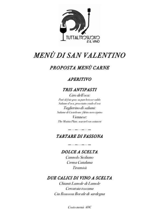 Menu at Tuttaltrosuono e il vino pub & bar, Milan