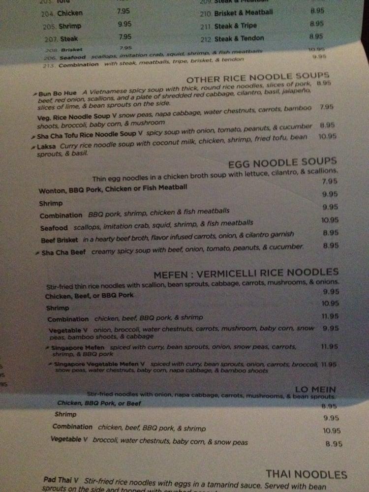 Menu at Hop Tung Vietnamese Chinese Restaurant, McAllen