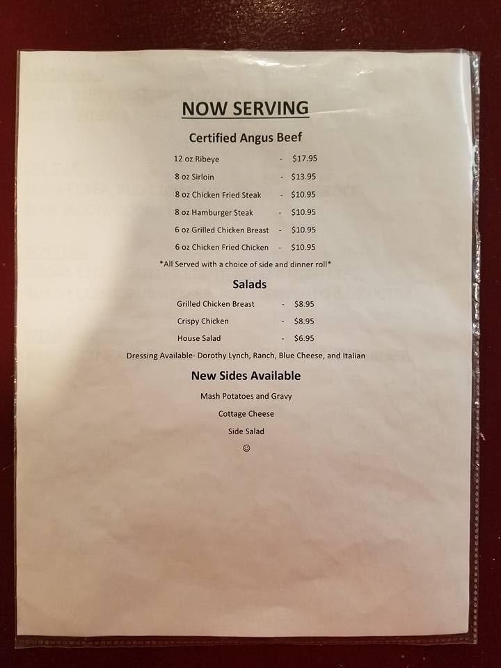Menu at Sand Trap Bar & Grill, Phillipsburg