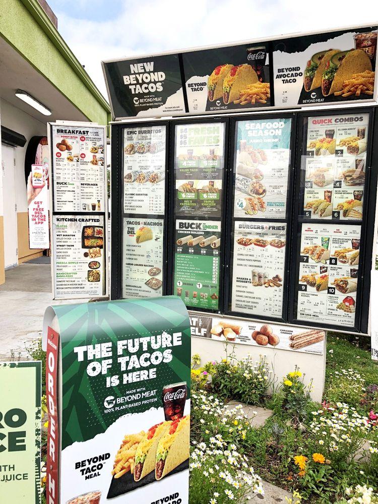 Menu at Del Taco restaurant, Hacienda Heights, 1110 S Hacienda Blvd