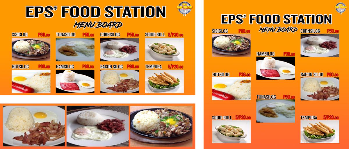 Menu at EPS FOOD STATION1 restaurant, Cordova