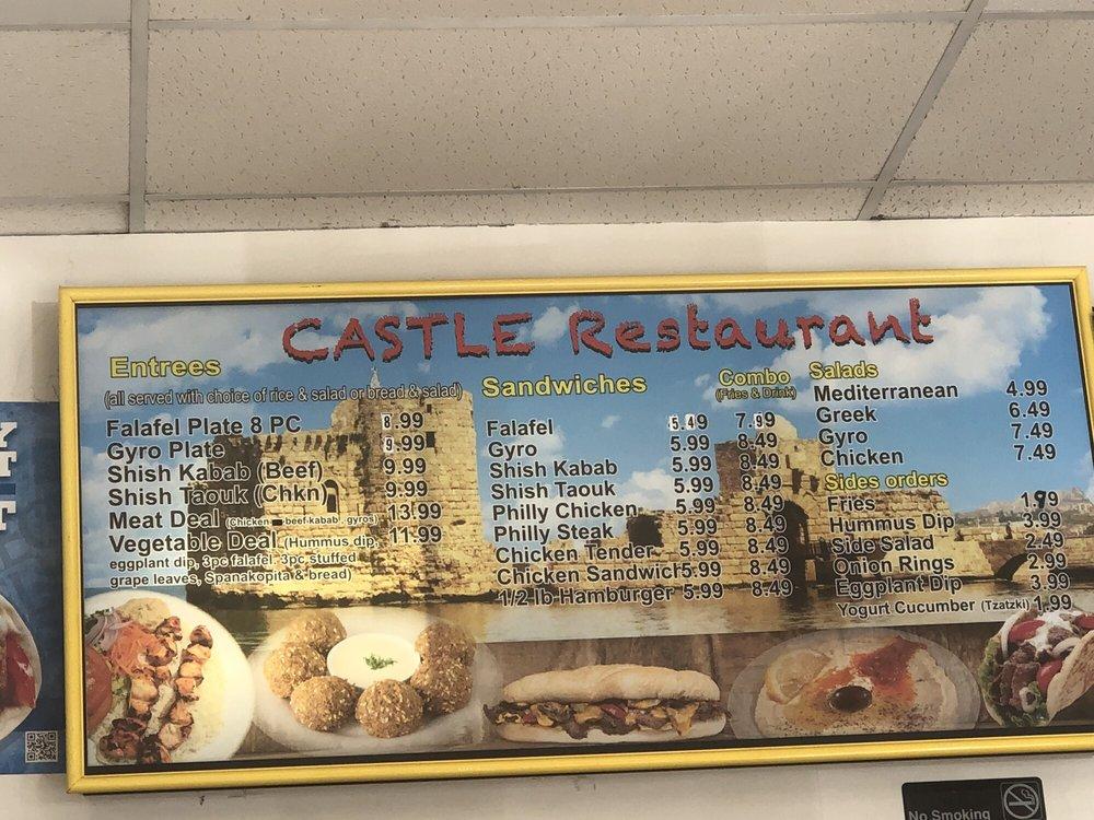 Menu at Castle Restaurant, Memphis