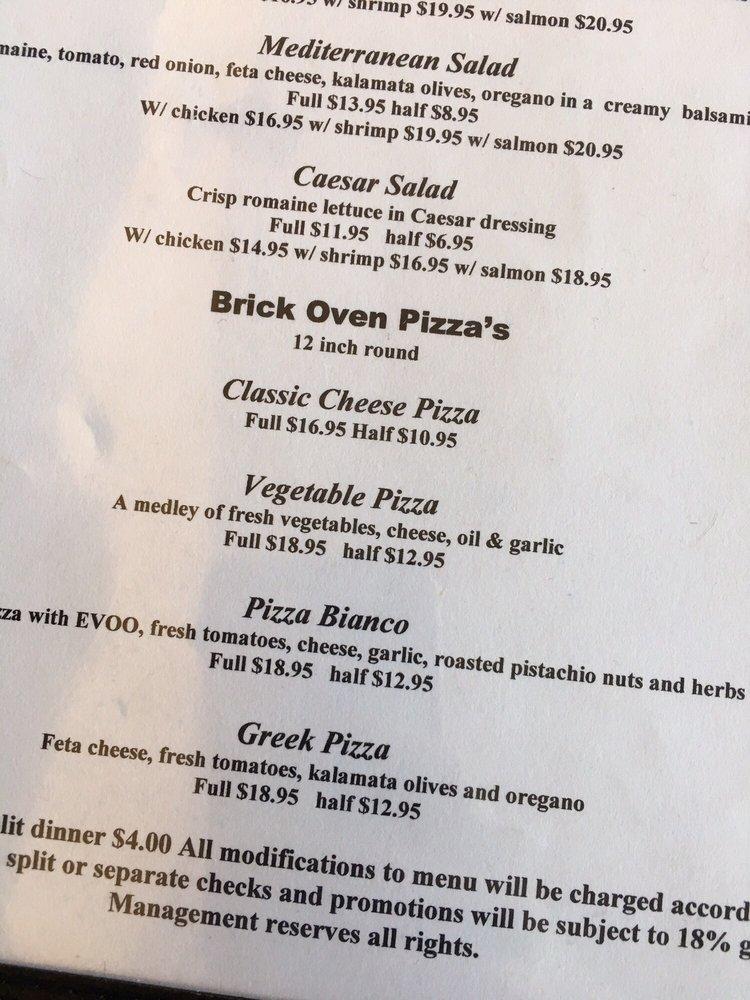 Menu at Pasta Shop Ristorante restaurant, Henderson
