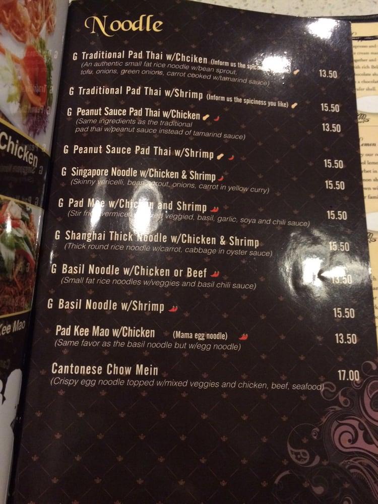 Menu at Thai Together restaurant, Sherwood Park, Sherwood Dr #330