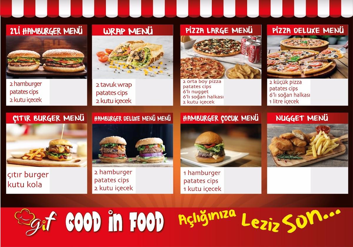 Menu at GİF Good in Food, Talas