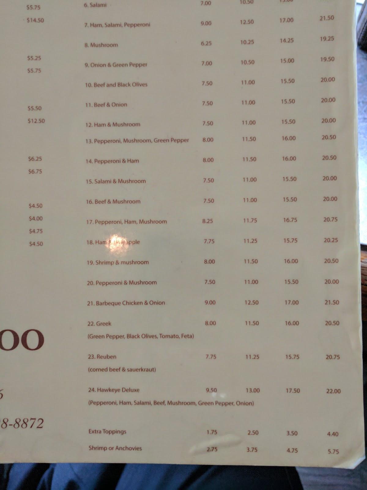 Menu at The Gardens YEG pub & bar, Edmonton