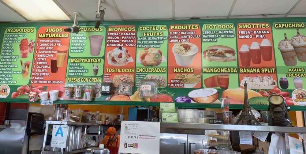 Carta del restaurante Bionicos Sofía Llc, Huntington Park, Pacific Blvd ...