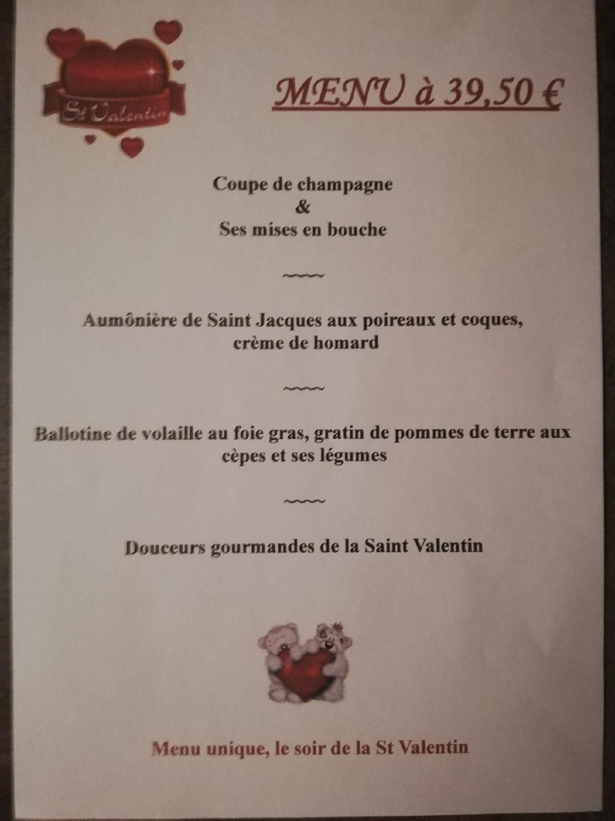 Menu at Restaurant la bonne source, Herbignac, 43 Rte de Roche Bernard ...