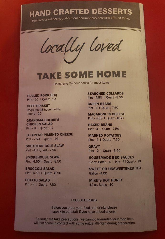 Menu at Mason's Grill & Smokehouse BBQ, Suffolk, 148 Burnetts Way #112