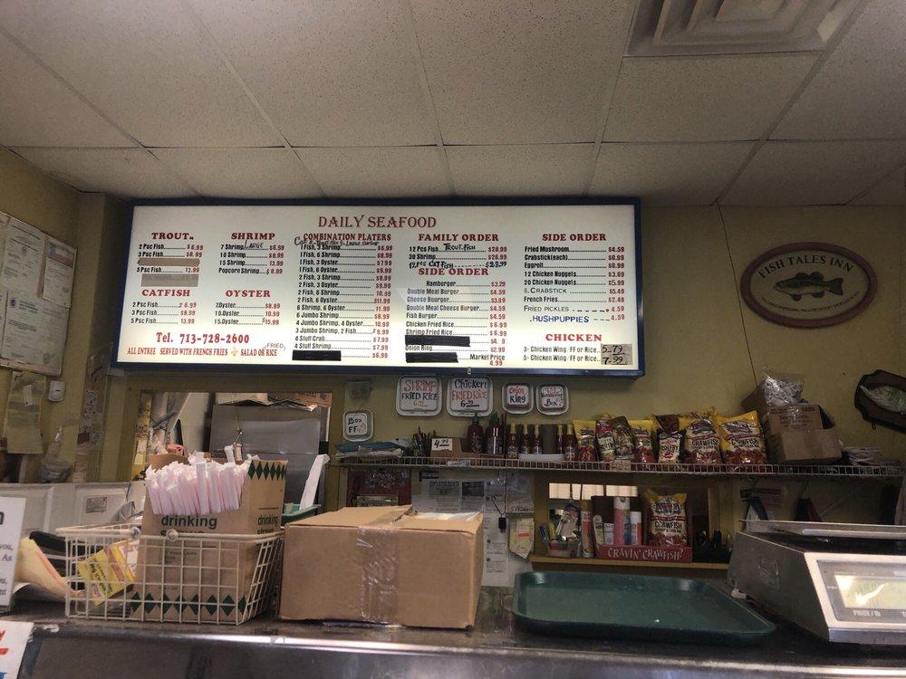 Menu at Daily Seafood restaurant, Houston, S Post Oak Rd A