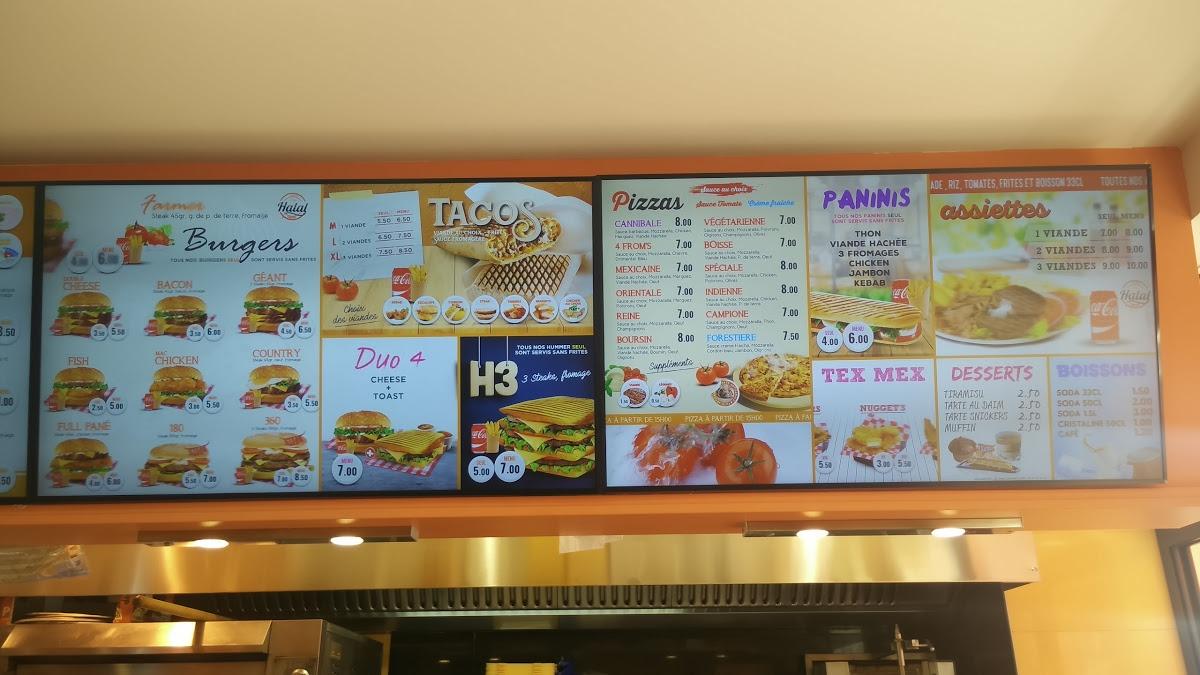 Menu at Express Food's Antony fast food, Antony