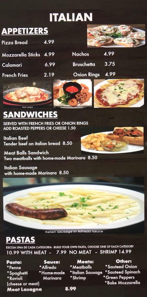 Menu at Esma's Restaurant and Carnitas Michoacanas, Kenosha
