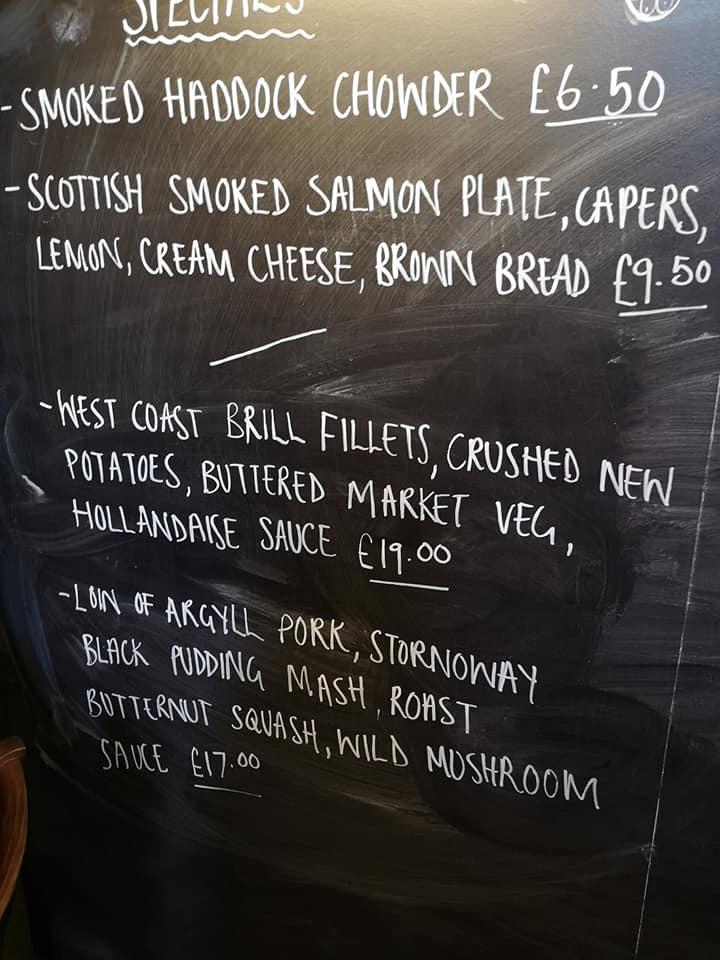 The Old Kiln Cafe, Ardbeg - Restaurant menu, prices and reviews