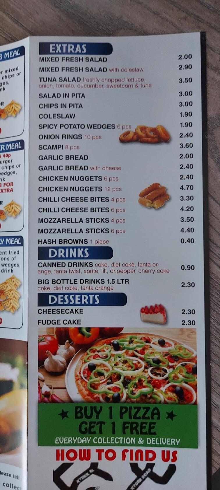 Menu at Superfry Leicester restaurant, Leicester