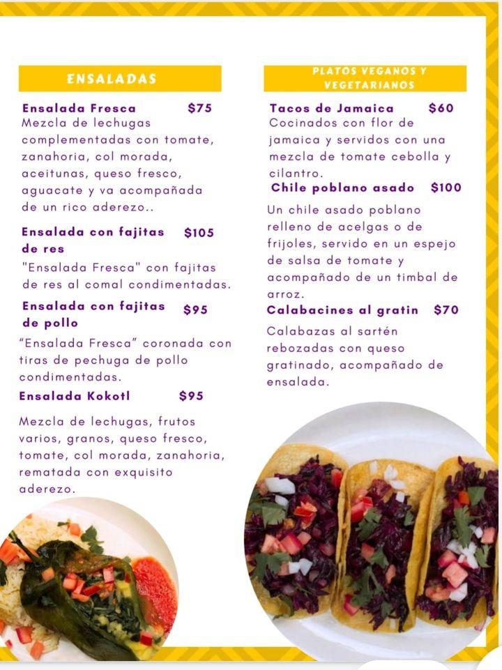 Carta del restaurante La Chunga, Monterrey, Calle Morelos 958 Esquina ...