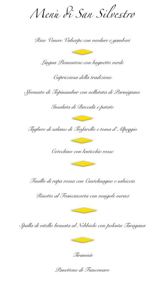 Menu at Ristorante La Piola, Virle Piemonte