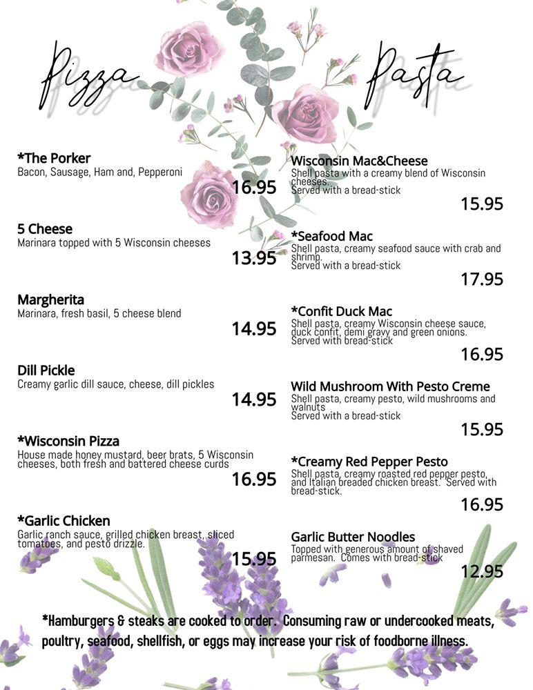 Menu at Minhas Kitchen And Winery restaurant, Monroe