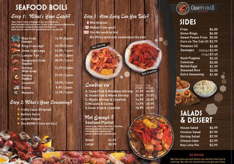 Crab And Claw Tallahassee Menu at Kimberly Clifton blog