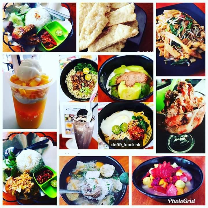 Menu at Warunk 99 restaurant, Palembang