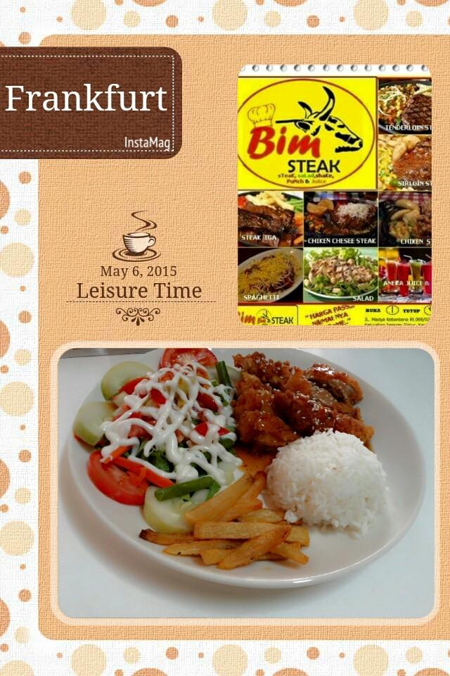 Menu at Bim Steak cafe, Jakarta