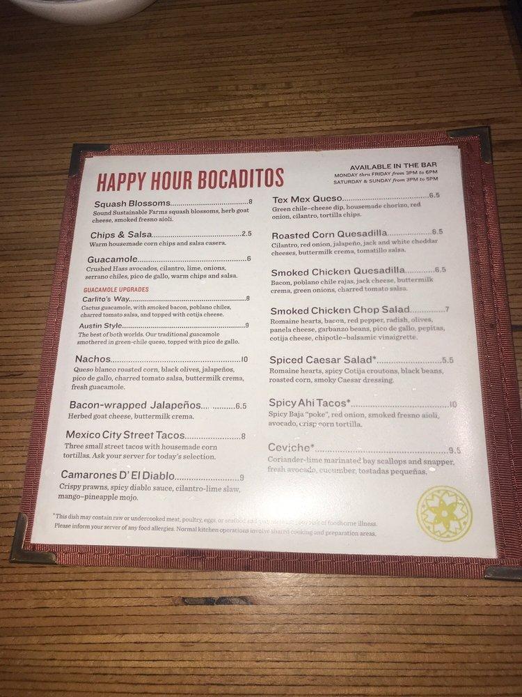 Menu at Cactus Restaurant Proctor, Tacoma