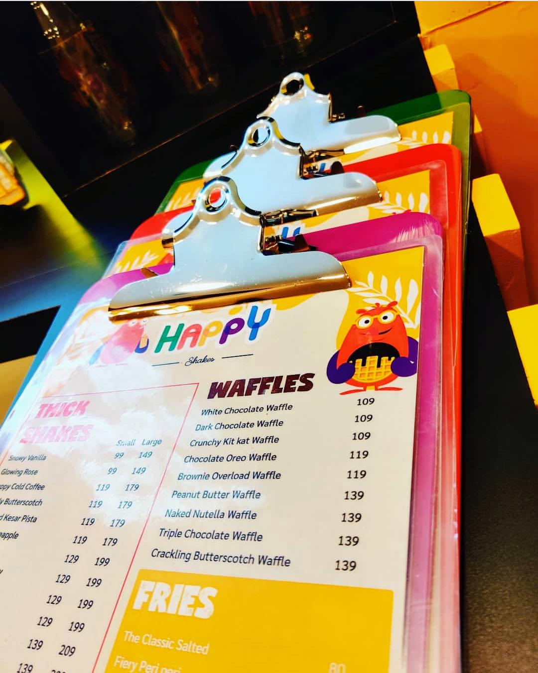 Menu at Happy Shakes, Gurugram, Good Earth city centre mall