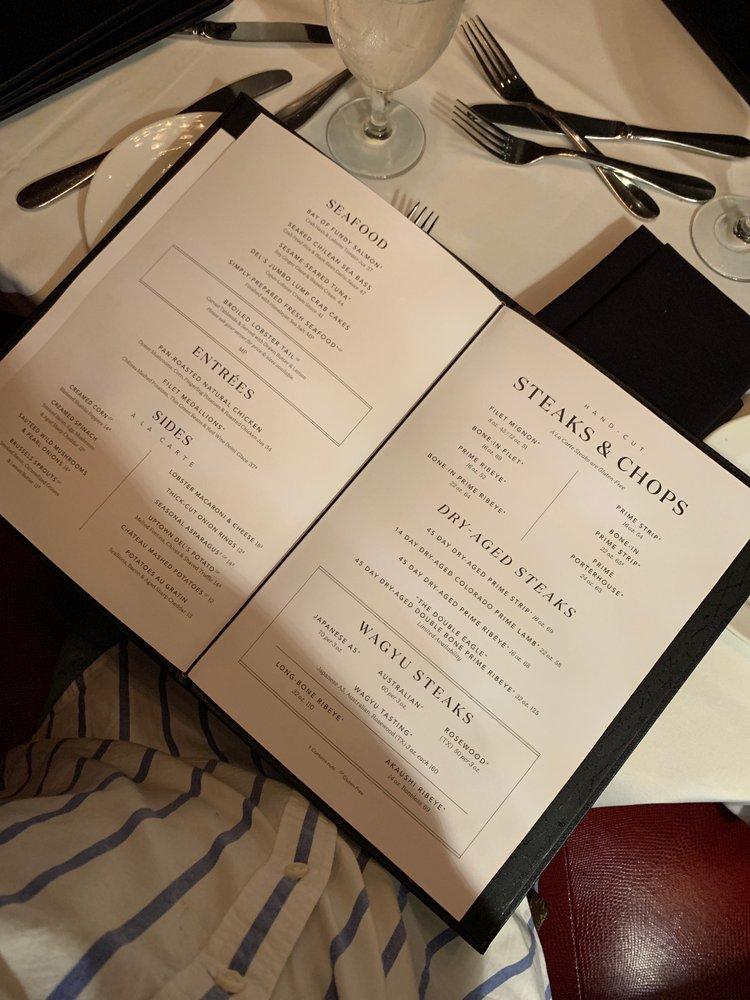 Menu at Del Frisco's Double Eagle Steakhouse, Houston, Ste 8060