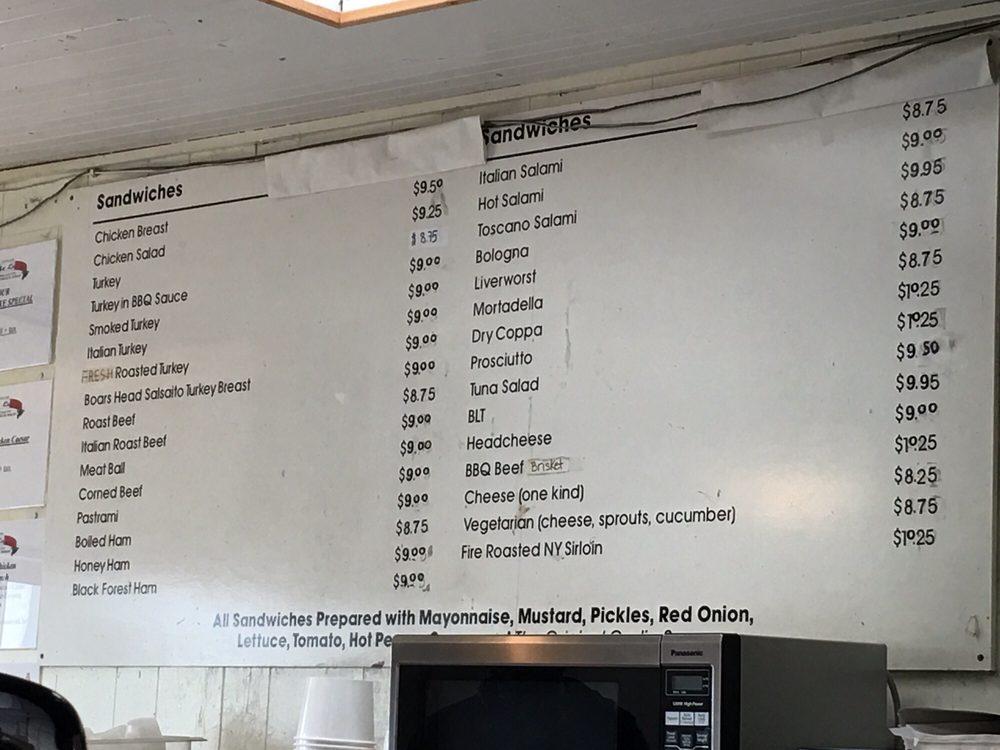 Menu at Little Lucca restaurant, South San Francisco, 724 El Camino Real
