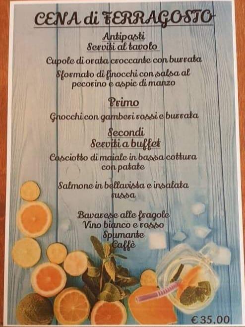 Menu at Ristorante Chez Des Amis, Ceparana