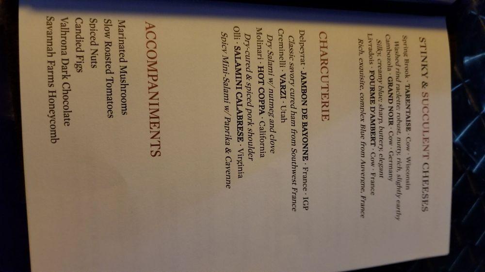 Menu at The Blind Monk pub & bar, West Palm Beach