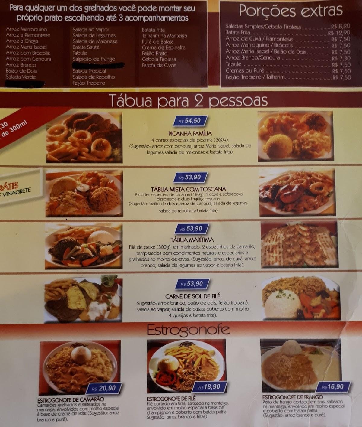 Menu at Arabian Grill restaurant, Teresina, 1000 - Loja 132