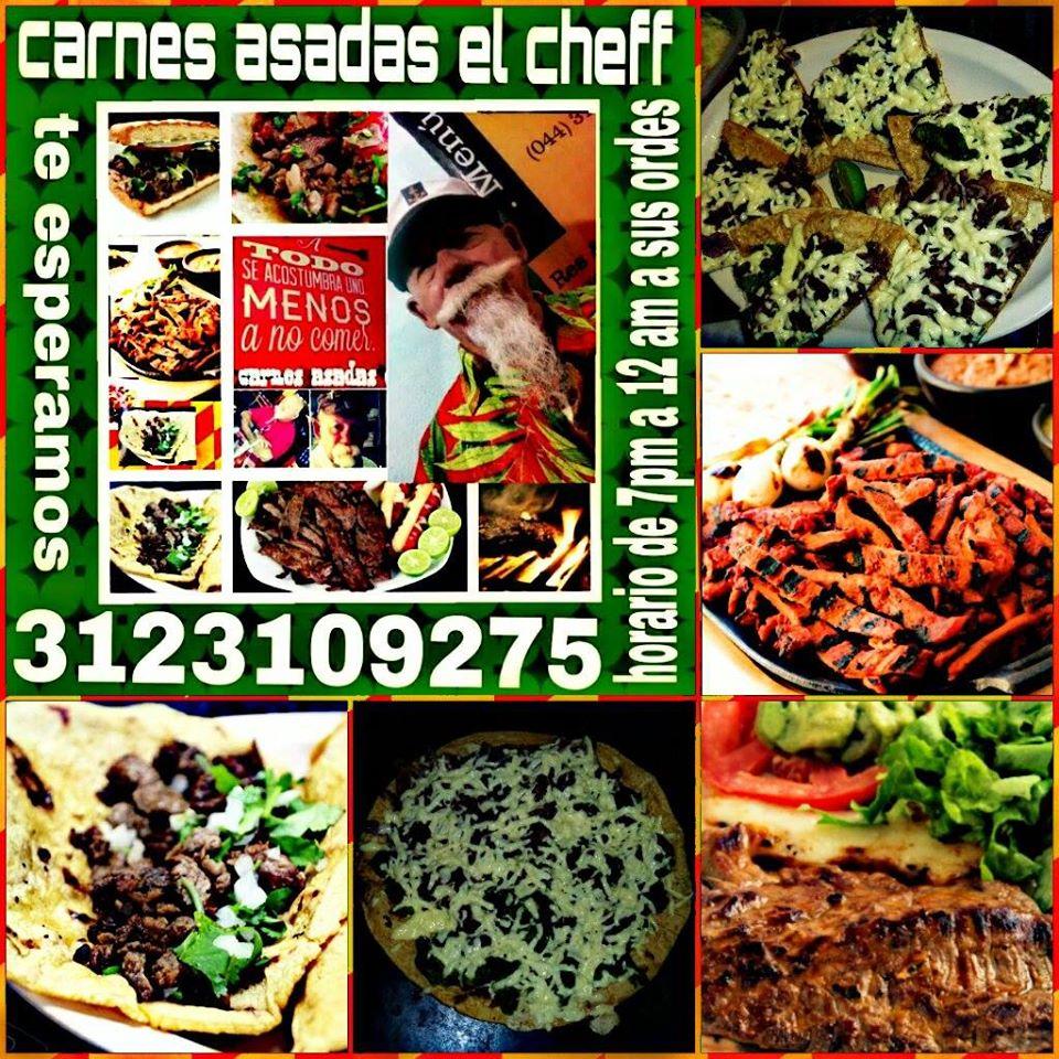 Carta del restaurante Carnes asadas el CHEFF, Colima