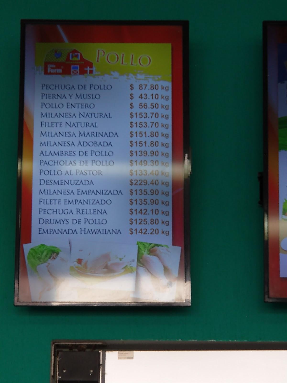 Carta del restaurante Little Farm Carranza, Saltillo, Blvd. Venustiano ...