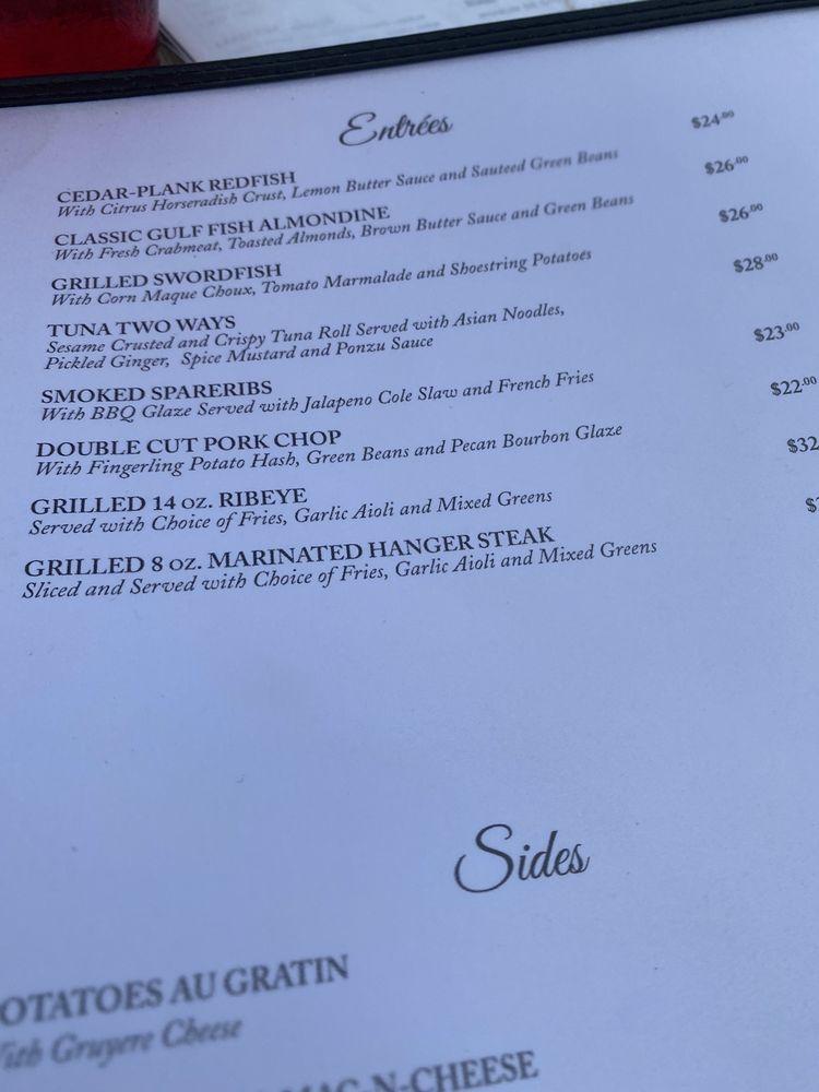 Menu at Pat's Rest Awhile pub & bar, Mandeville