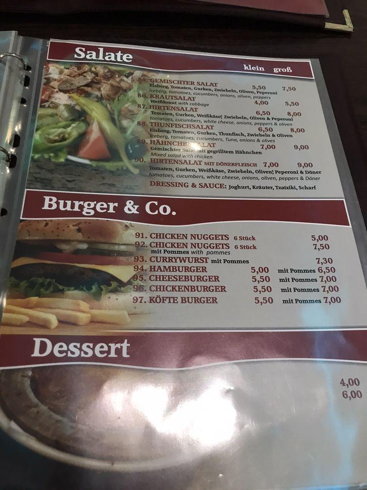 Speisekarte von ARENA Restaurant, Wolfsburg