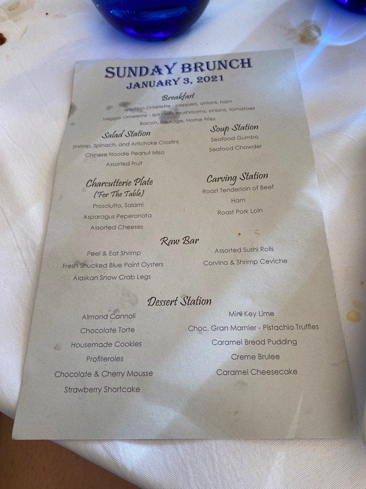 Menu at Blue Moon Fish Co. restaurant, Lauderdale-by-the-Sea