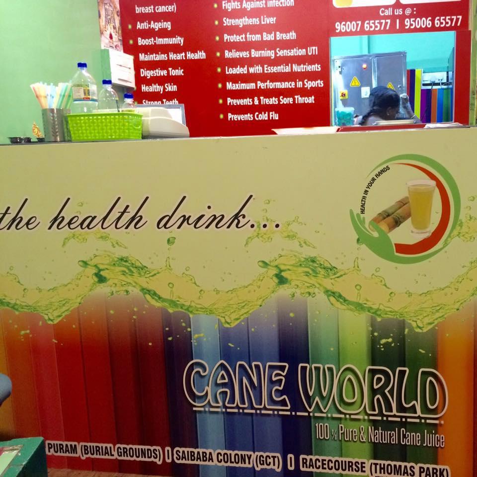 Cane World - Coimbatore's No.1 Sugar Cane Juice Parlor, Coimbatore