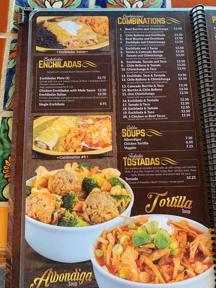 Menu at Los Pepe's Woodland restaurant, Woodland