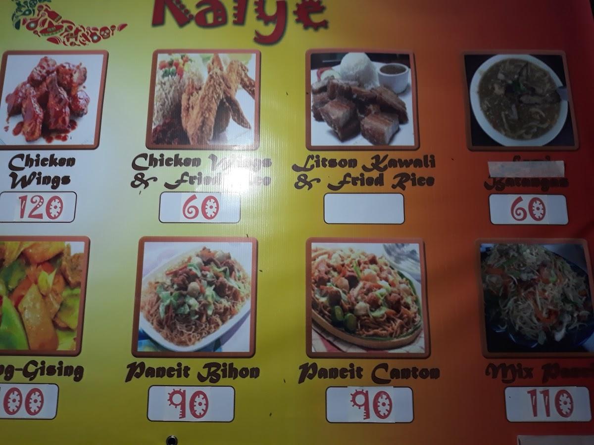 Menu at MEXI Kalye restaurant, Makati