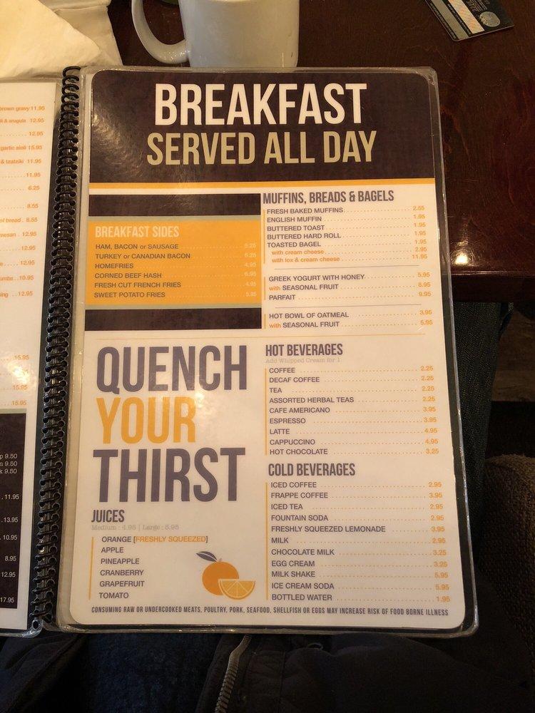 Menu at Times Square Diner & Grill restaurant, West New York
