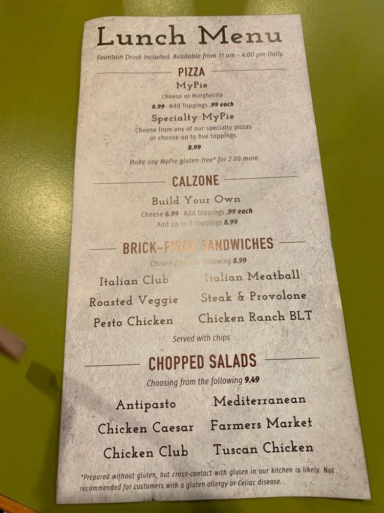 Menu at Flippers Pizzeria, Wildwood, Traverse Trl
