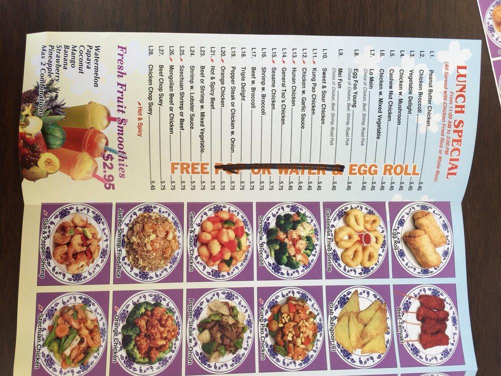 Menu at Beijing Chinese Restaurant, Chicago
