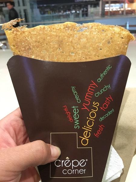 Menu at Crepe corner, Mexico City, Forum Buenavista